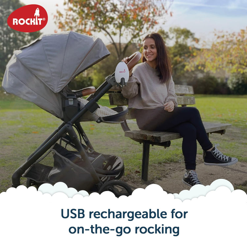 Rockit Rocker- Rechargeable Portable Stroller Baby Rocker - Rockit Sleep