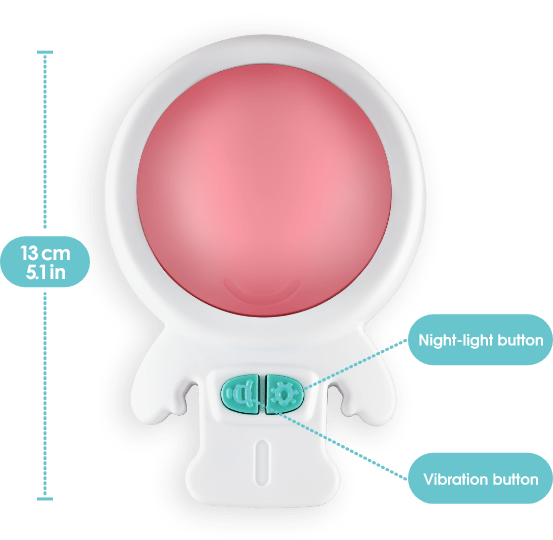 Zed Sleep Soother with Vibration & Night Light - Rockit Sleep